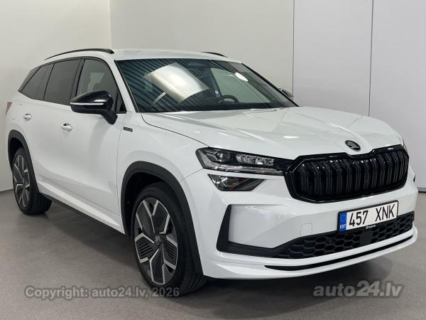 Белый Шкода Kodiaq 2024 в Таллин, объемом двигателя 2.00 л и пробегом 22 тыс. км за 46900 €, фото 4 на AUTOMOTO.COM.LV