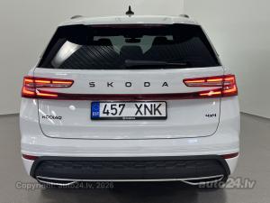 White Skoda Kodiaq 2024 in Tallinn, with an engine capacity of 2.00 L and mileage of 22 thousand km for 46900 €, photo 6 on AUTOMOTO.COM.LV