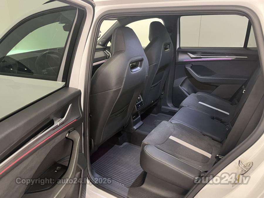 White Skoda Kodiaq 2024 in Tallinn, with an engine capacity of 2.00 L and mileage of 22 thousand km for 46900 €, photo 15 on AUTOMOTO.COM.LV