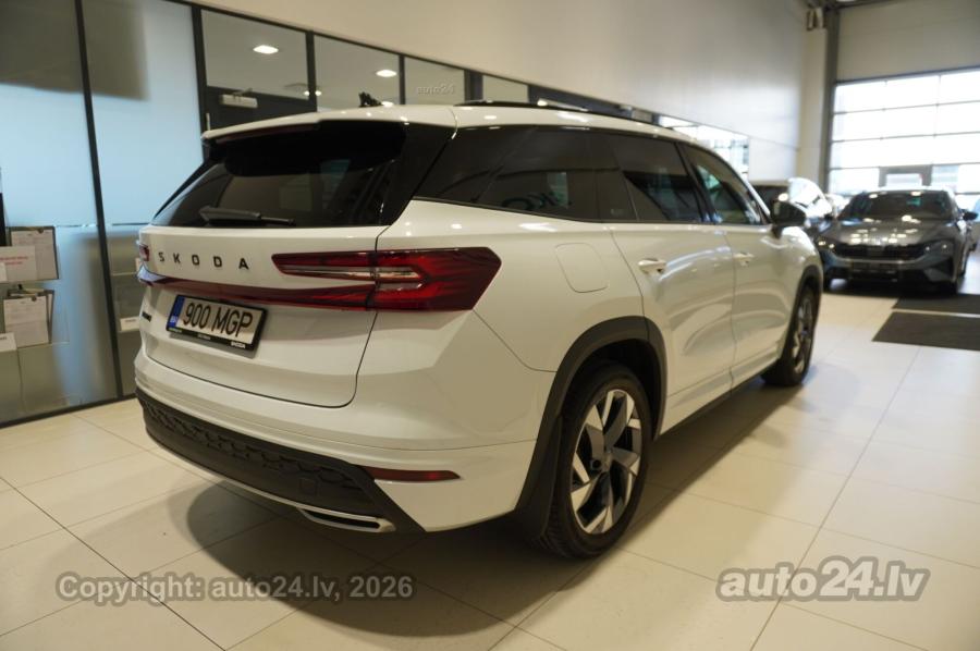 Белый Шкода Kodiaq 2025 в Таллин, объемом двигателя 1.50 л и пробегом 17 тыс. км за 41900 €, фото 4 на AUTOMOTO.COM.LV
