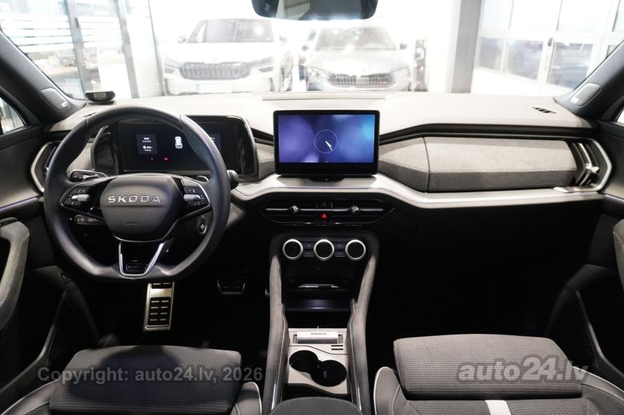 Белый Шкода Kodiaq 2025 в Таллин, объемом двигателя 1.50 л и пробегом 17 тыс. км за 41900 €, фото 13 на AUTOMOTO.COM.LV
