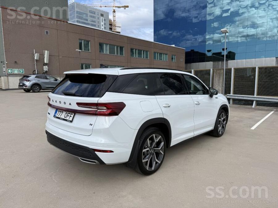 Белый Шкода Kodiaq 2025 в Таллин, объемом двигателя 1.50 л и пробегом 9 тыс. км за 41000 €, фото 8 на AUTOMOTO.COM.LV