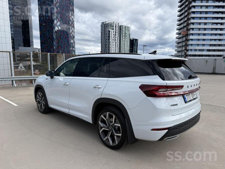 Белый Шкода Kodiaq 2025 в Таллин, объемом двигателя 1.50 л и пробегом 9 тыс. км за 41000 €, фото 10 на AUTOMOTO.COM.LV