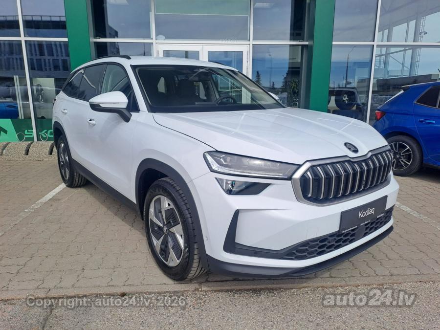 Balts Skoda Kodiaq 2026 Tartu, ar dzinēja tilpumu 1.50 L un nobraukumu 5 tūkst. km par 41360 €, foto 1 vietnē AUTOMOTO.COM.LV