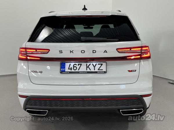 Balts Skoda Kodiaq 2026 Tallina, ar dzinēja tilpumu 2.00 L un nobraukumu 8 tūkst. km par 53900 €, foto 4 vietnē AUTOMOTO.COM.LV