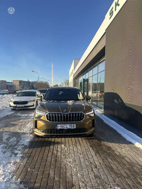 Желтый Шкода Kodiaq 2024 в Клайпеда, объемом двигателя 1.97 л и пробегом 24 тыс. км за 42800 €, фото 2 на AUTOMOTO.COM.LV