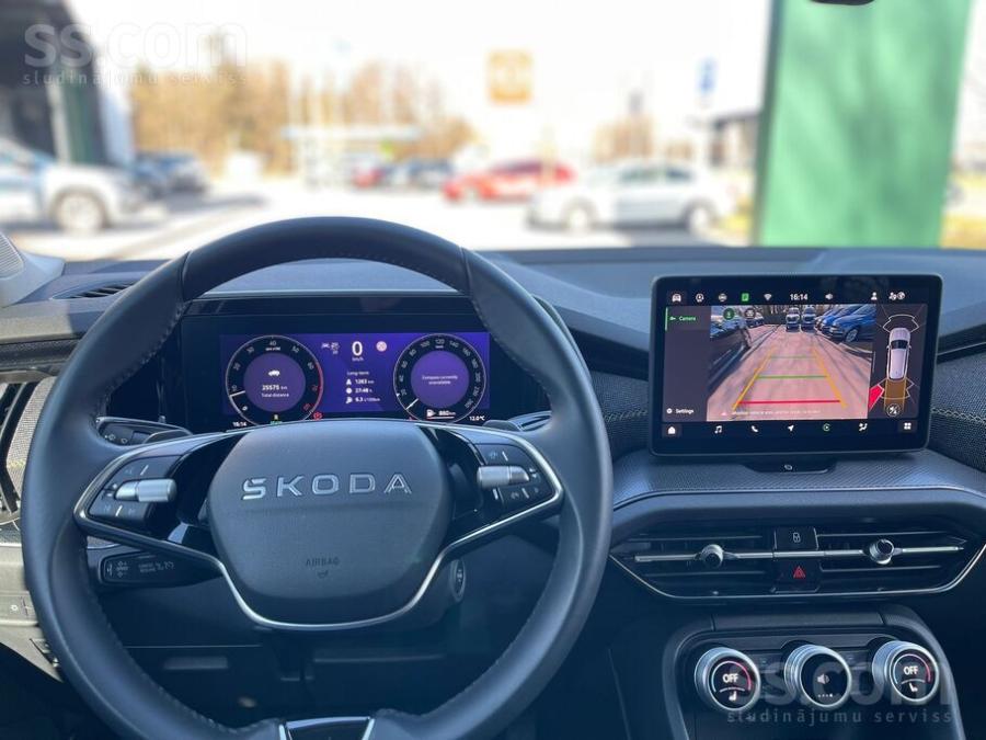 Dzeltens Skoda Kodiaq 2025 Rīga, ar dzinēja tilpumu 1.50 L un nobraukumu 30 tūkst. km par 30800 €, foto 16 vietnē AUTOMOTO.COM.LV