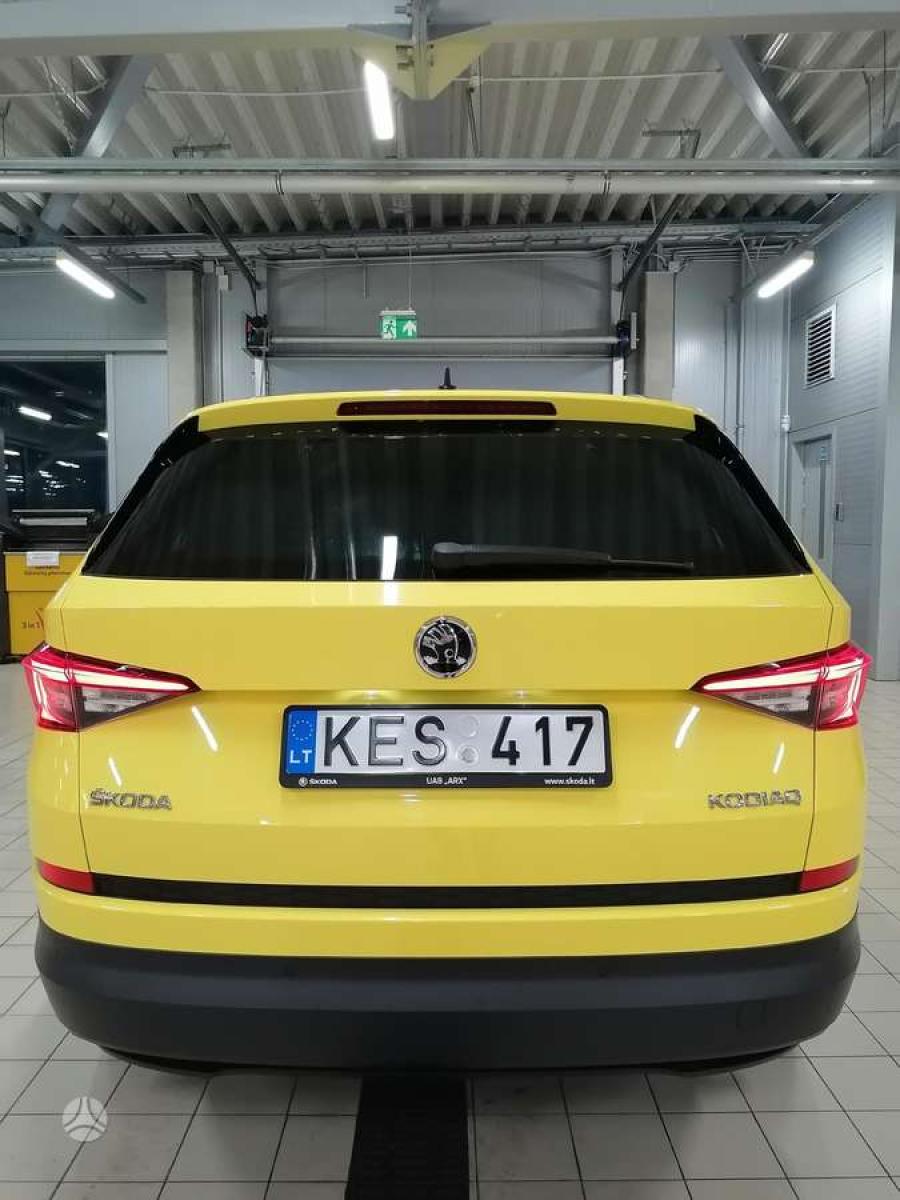Dzeltens Skoda Kodiaq 2018 Viļņa, ar dzinēja tilpumu 1.97 L un nobraukumu 133 tūkst. km par 17700 €, foto 5 vietnē AUTOMOTO.COM.LV