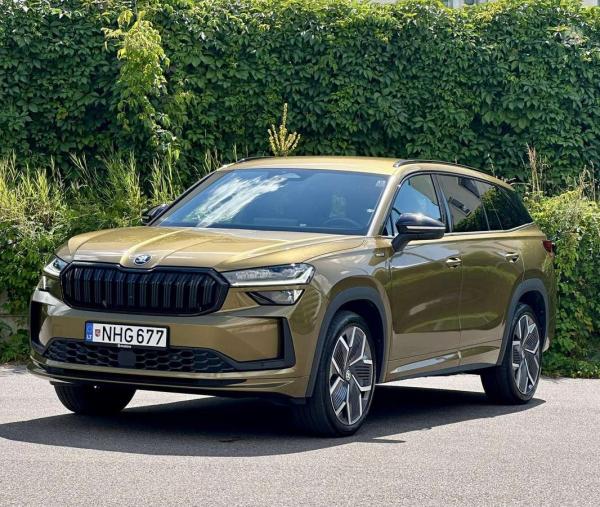 Dzeltens Skoda Kodiaq 2024 Viļņa, ar dzinēja tilpumu 2.00 L un nobraukumu 39 tūkst. km par 39900 €, foto 1 vietnē AUTOMOTO.COM.LV