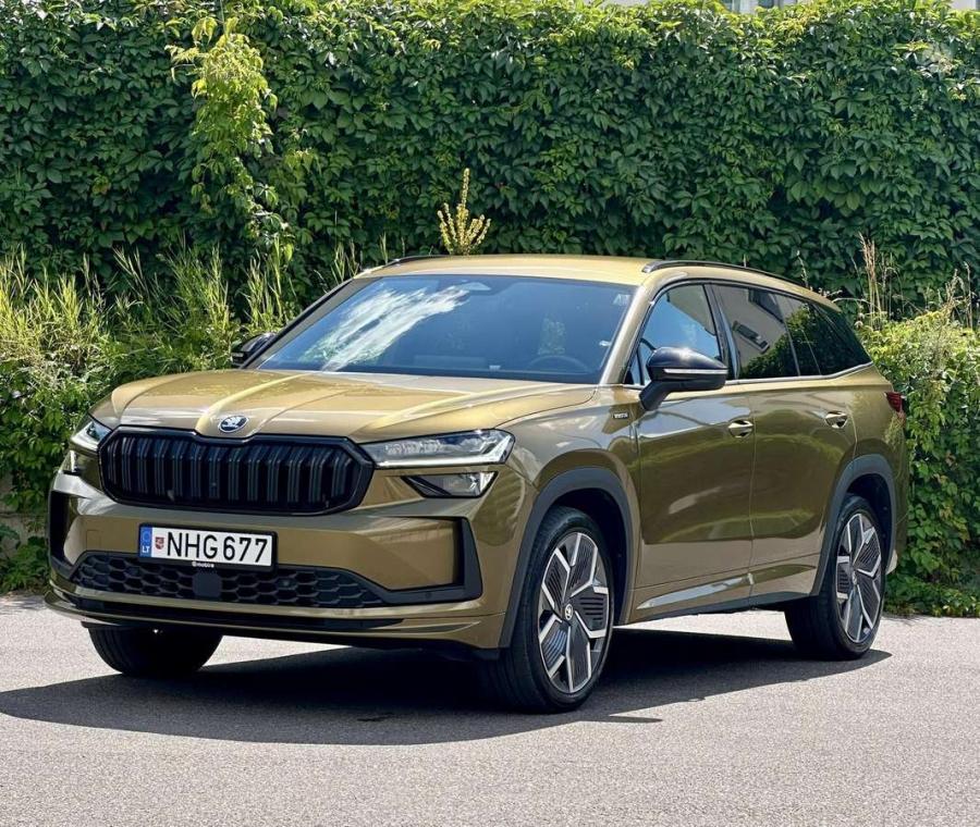 Желтый Шкода Kodiaq 2024 в Вильнюс, объемом двигателя 2.00 л и пробегом 39 тыс. км за 39900 €, фото 1 на AUTOMOTO.COM.LV