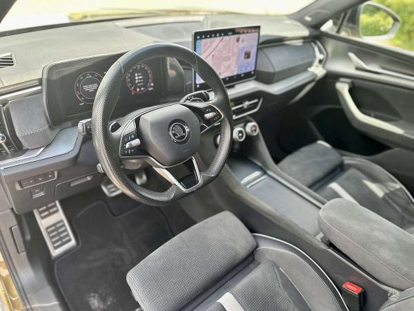 Dzeltens Skoda Kodiaq 2024 Viļņa, ar dzinēja tilpumu 2.00 L un nobraukumu 39 tūkst. km par 39900 €, foto 5 vietnē AUTOMOTO.COM.LV
