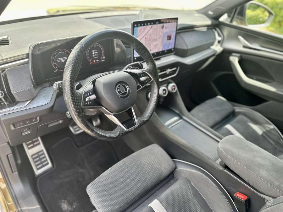 Желтый Шкода Kodiaq 2024 в Вильнюс, объемом двигателя 2.00 л и пробегом 39 тыс. км за 39900 €, фото 6 на AUTOMOTO.COM.LV