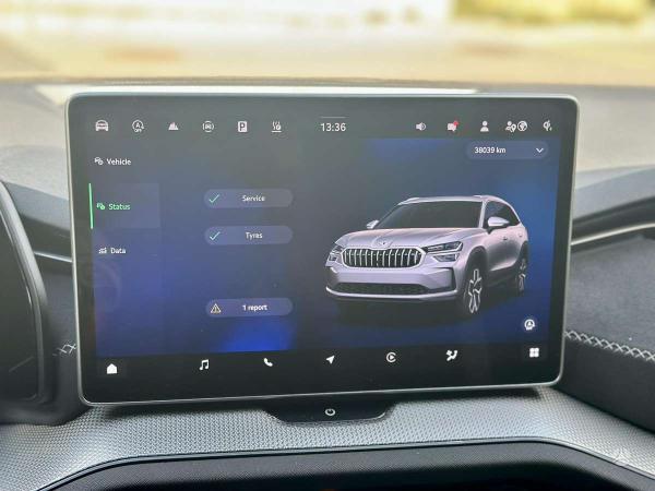 Dzeltens Skoda Kodiaq 2024 Viļņa, ar dzinēja tilpumu 2.00 L un nobraukumu 39 tūkst. km par 39900 €, foto 10 vietnē AUTOMOTO.COM.LV