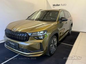 Yellow Skoda Kodiaq 2026 in Parnu, with an engine capacity of 1.50 L and mileage of 5 thousand km for 47921 €, photo  on AUTOMOTO.COM.LV