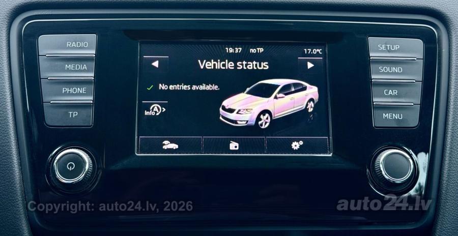 Beige Skoda Octavia 2015 in Tallinn, with an engine capacity of 1.40 L and mileage of 117 thousand km for 8995 €, photo 15 on AUTOMOTO.COM.LV
