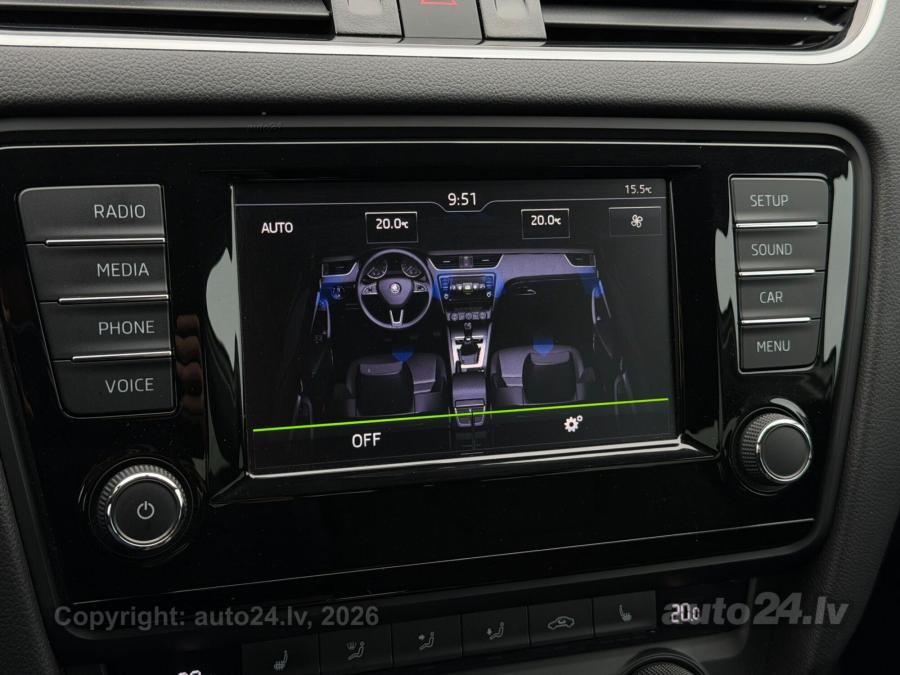 Beige Skoda Octavia 2015 in Parnu, with an engine capacity of 1.40 L and mileage of 197 thousand km for 8900 €, photo 11 on AUTOMOTO.COM.LV