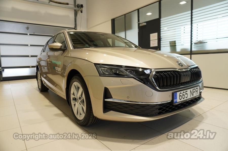 Beige Skoda Octavia 2026 in Tallinn, with an engine capacity of 2.00 L and mileage of 1 thousand km for 33900 €, photo 5 on AUTOMOTO.COM.LV
