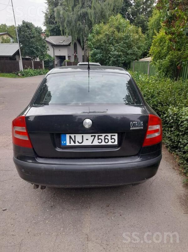 Black Skoda Octavia 2006 in Riga, with an engine capacity of 1.90 L and mileage of 210 thousand km for 1100 €, photo 1 on AUTOMOTO.COM.LV