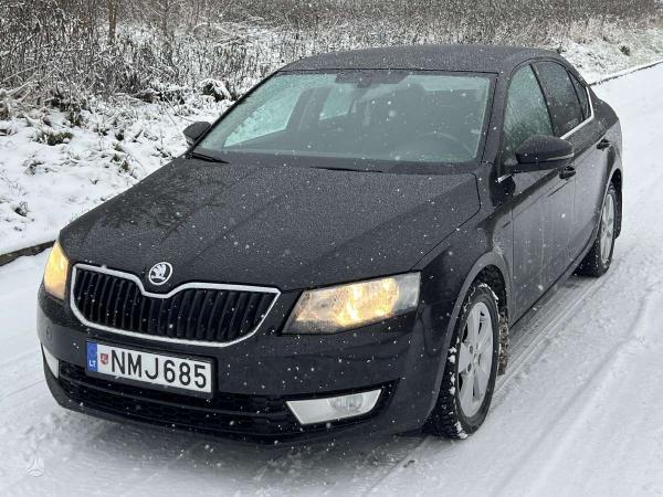 Black Skoda Octavia 2014 in Vilnius, with an engine capacity of 1.60 L and mileage of 239 thousand km for 6300 €, photo 1 on AUTOMOTO.COM.LV