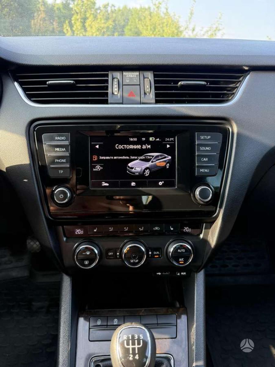Melns Skoda Octavia 2014 Viļņa, ar dzinēja tilpumu 1.60 L un nobraukumu 375 tūkst. km par 4950 €, foto 17 vietnē AUTOMOTO.COM.LV
