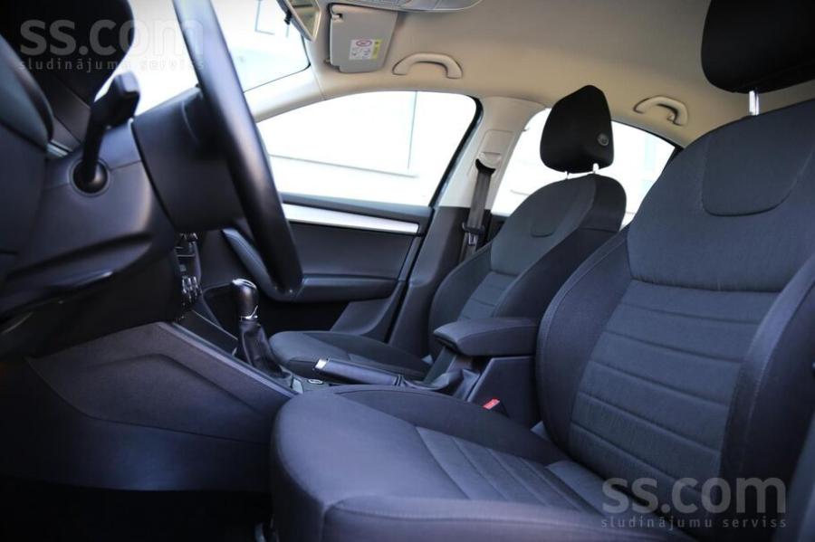 Black Skoda Octavia 2016 in Riga, with an engine capacity of 1.40 L and mileage of 159 thousand km for 7495 €, photo 13 on AUTOMOTO.COM.LV