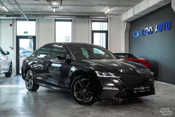 Black Skoda Octavia 2021 in Marijampole, with an engine capacity of 2.00 L and mileage of 66 thousand km for 24950 €, photo 1 on AUTOMOTO.COM.LV