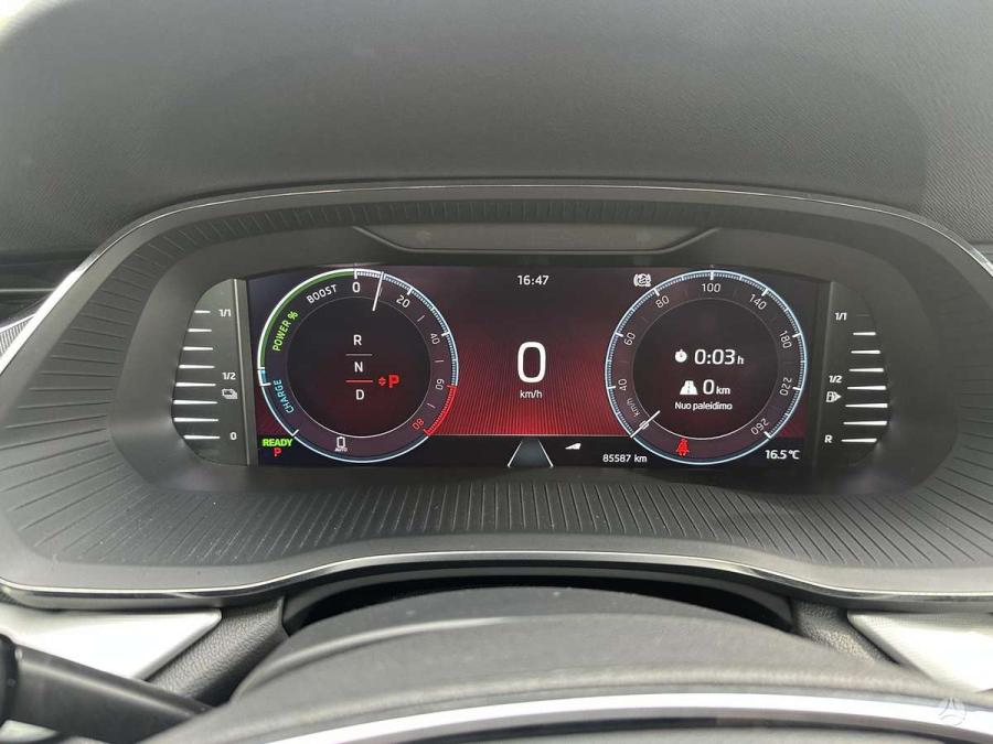 Черный Шкода Октавия 2021 в Клайпеда, объемом двигателя 1.40 л и пробегом 86 тыс. км за 19990 €, фото 14 на AUTOMOTO.COM.LV