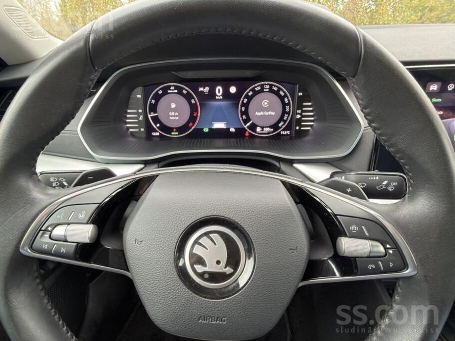 Black Skoda Octavia 2024 in Riga, with an engine capacity of 1.50 L and mileage of 38 thousand km for 21700 €, photo 13 on AUTOMOTO.COM.LV
