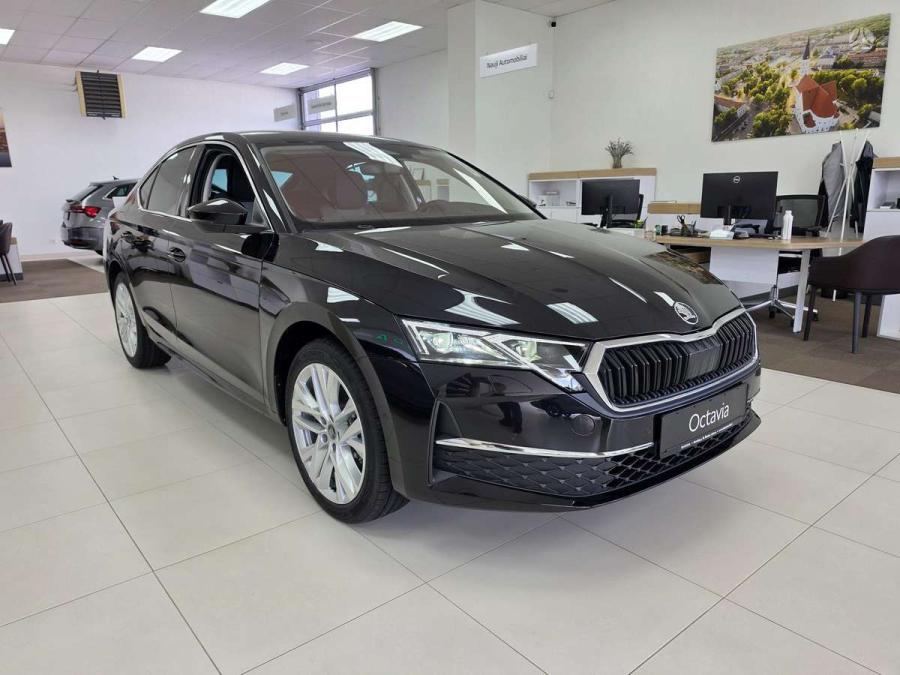 Melns Skoda Octavia 2026 Šauļi, ar dzinēja tilpumu 1.50 L un nobraukumu 0 tūkst. km par 31180 €, foto 5 vietnē AUTOMOTO.COM.LV