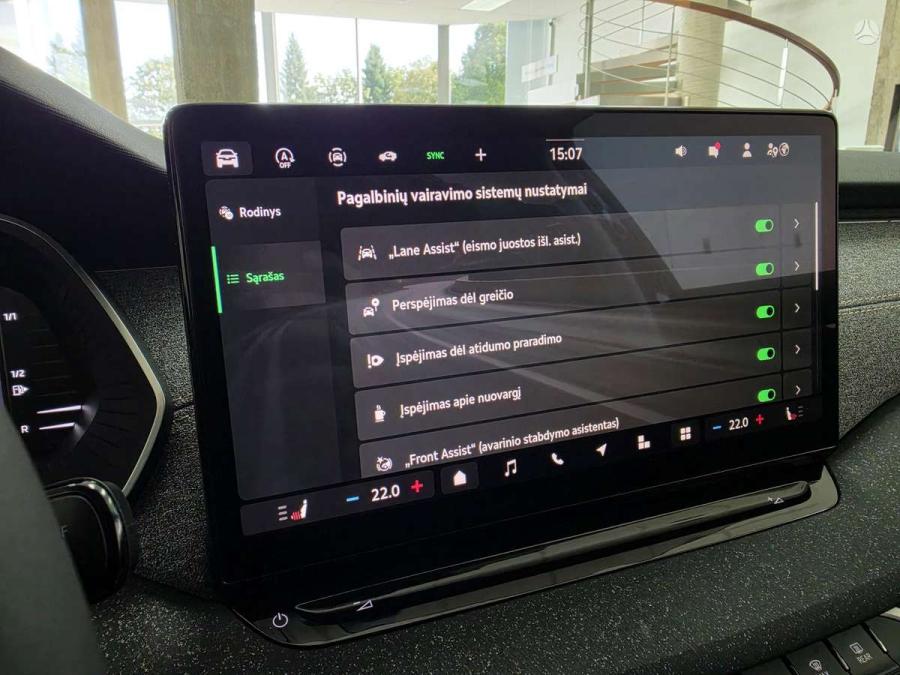 Melns Skoda Octavia 2026 Šauļi, ar dzinēja tilpumu 1.50 L un nobraukumu 0 tūkst. km par 31180 €, foto 35 vietnē AUTOMOTO.COM.LV