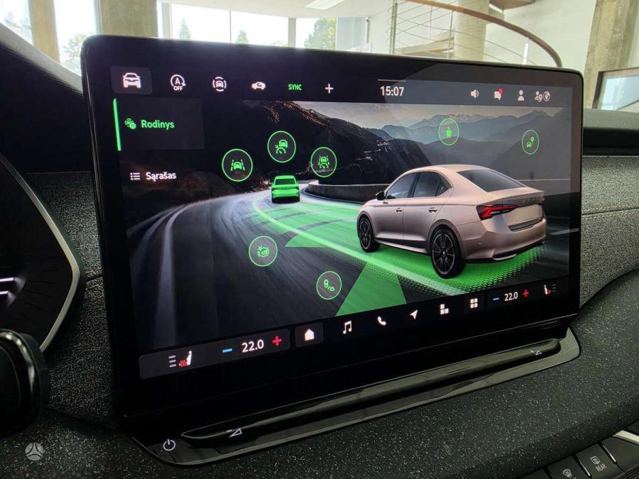 Melns Skoda Octavia 2026 Šauļi, ar dzinēja tilpumu 1.50 L un nobraukumu 0 tūkst. km par 31180 €, foto 36 vietnē AUTOMOTO.COM.LV