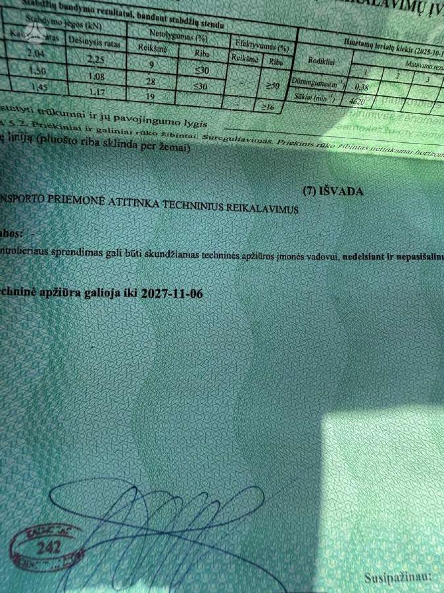 Черный Шкода Октавия 2004 в Каунас, объемом двигателя 1.99 л и пробегом 426 тыс. км за 1350 €, фото 12 на AUTOMOTO.COM.LV