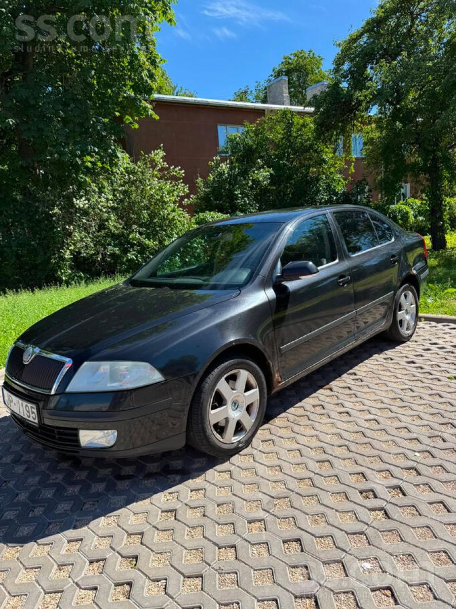 Black Skoda Octavia 2006 in Riga, with an engine capacity of 1.90 L and mileage of 307 thousand km for 1500 €, photo 1 on AUTOMOTO.COM.LV