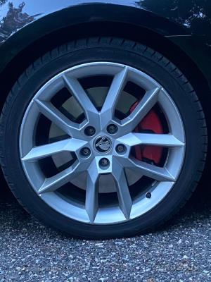Black Skoda Octavia 2017 in Parnu, with an engine capacity of 2.00 L and mileage of 110 thousand km for 14500 €, photo 7 on AUTOMOTO.COM.LV