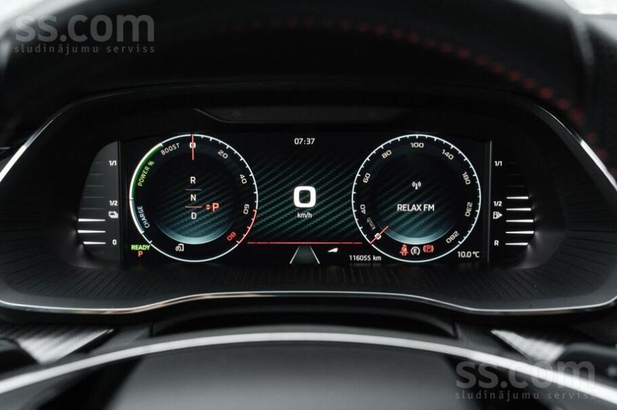 Черный Шкода Октавия 2021 в Рига, объемом двигателя 1.40 л и пробегом 116 тыс. км за 23300 €, фото 13 на AUTOMOTO.COM.LV