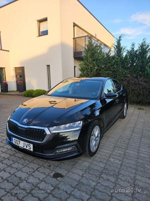 Black Skoda Octavia 2022 in Tallinn, with an engine capacity of 1.50 L and mileage of 125 thousand km for 19500 €, photo  on AUTOMOTO.COM.LV