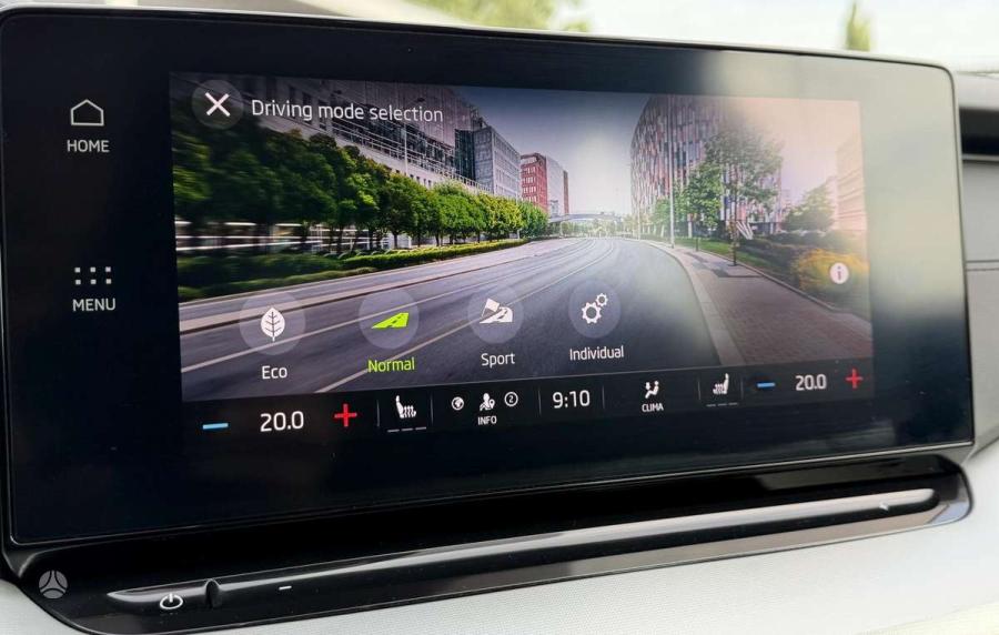 Black Skoda Octavia 2023 in Kaunas, with an engine capacity of 1.50 L and mileage of 175 thousand km for 16900 €, photo 11 on AUTOMOTO.COM.LV