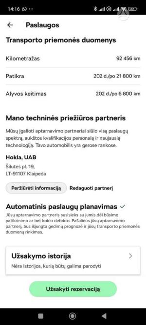 Черный Шкода Октавия 2024 в Клайпеда, объемом двигателя 1.00 л и пробегом 93 тыс. км за 20800 €, фото 41 на AUTOMOTO.COM.LV