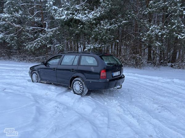Черный Шкода Октавия 2000 в Аникщяй, объемом двигателя 1.90 л и пробегом 322 тыс. км за 680 €, фото 3 на AUTOMOTO.COM.LV