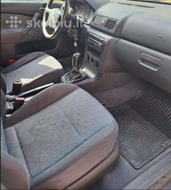 Black Skoda Octavia 2001 in Kaisiadorys, with an engine capacity of 1.90 L and mileage of 345 thousand km for 800 €, photo 8 on AUTOMOTO.COM.LV