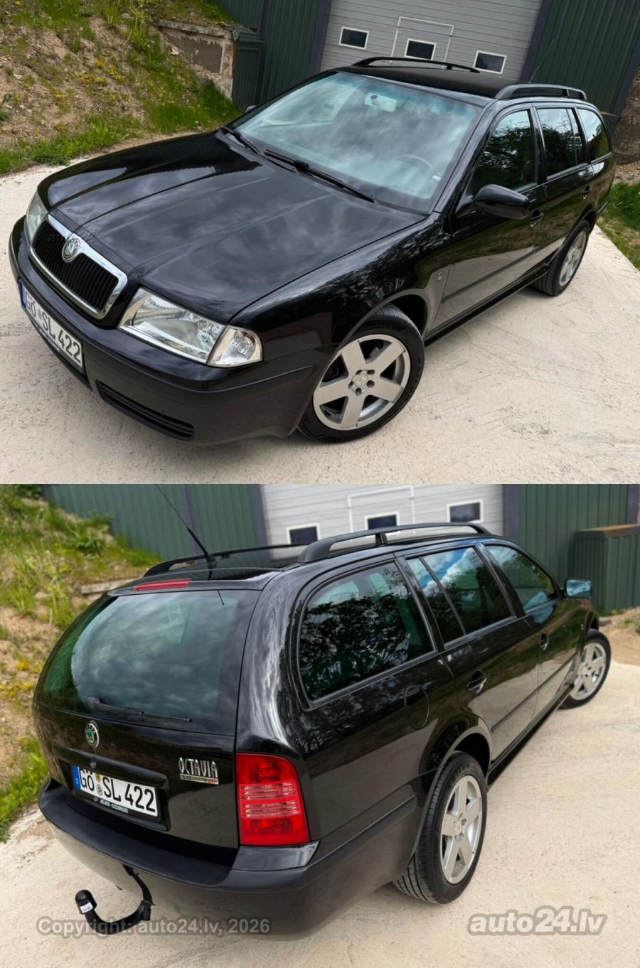Black Skoda Octavia 2004 in Viljandi, with an engine capacity of 1.90 L and mileage of 318 thousand km for 3790 €, photo 6 on AUTOMOTO.COM.LV