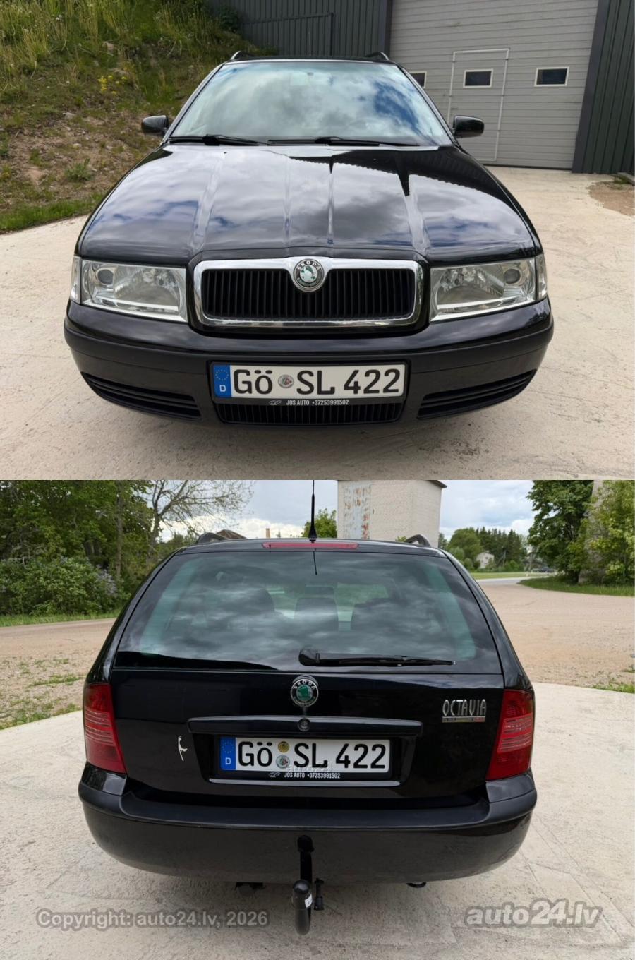 Black Skoda Octavia 2004 in Viljandi, with an engine capacity of 1.90 L and mileage of 318 thousand km for 3790 €, photo 7 on AUTOMOTO.COM.LV