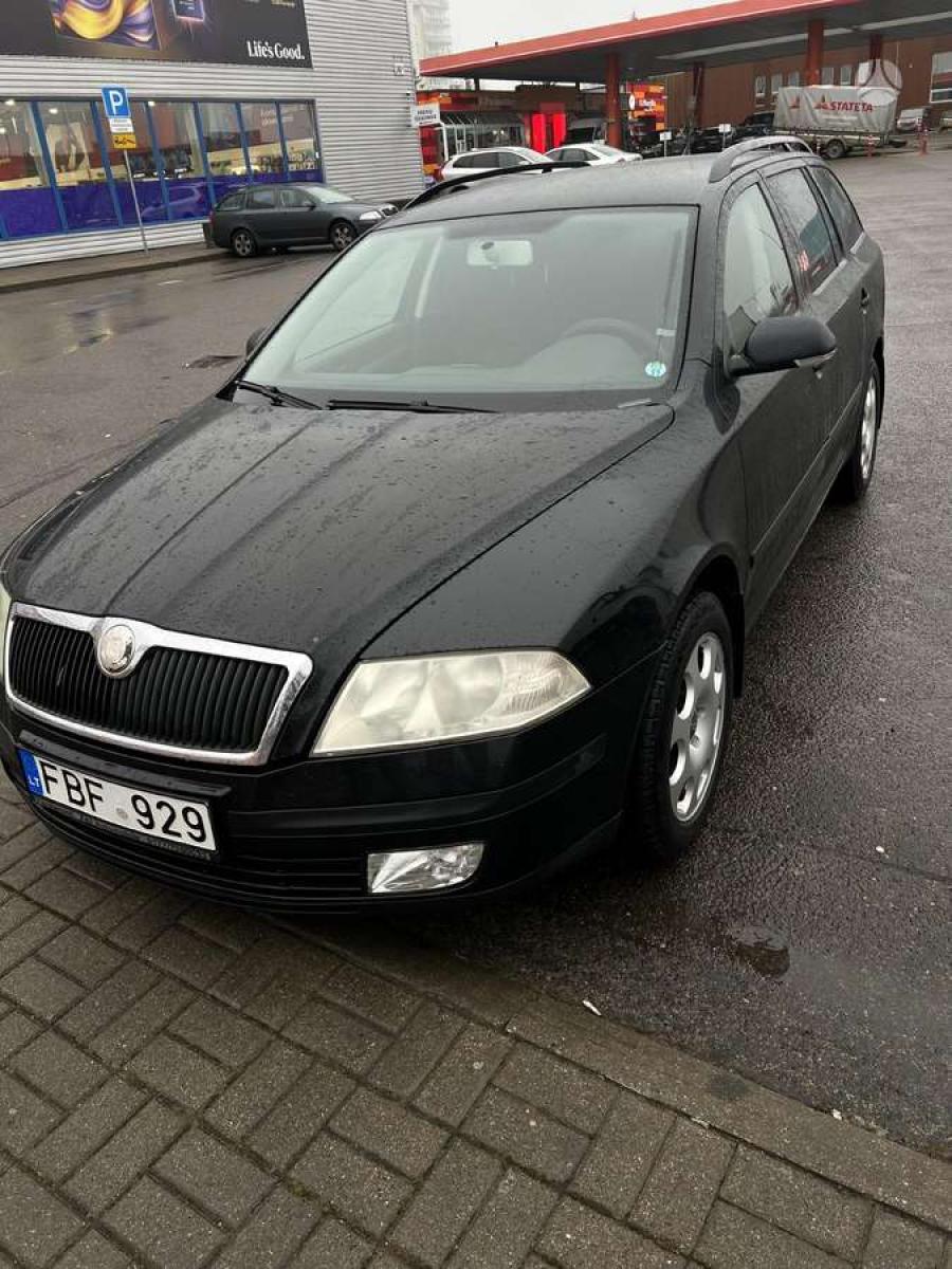 Black Skoda Octavia 2007 in Vilnius, with an engine capacity of 1.90 L and mileage of 222 thousand km for 1250 €, photo 1 on AUTOMOTO.COM.LV