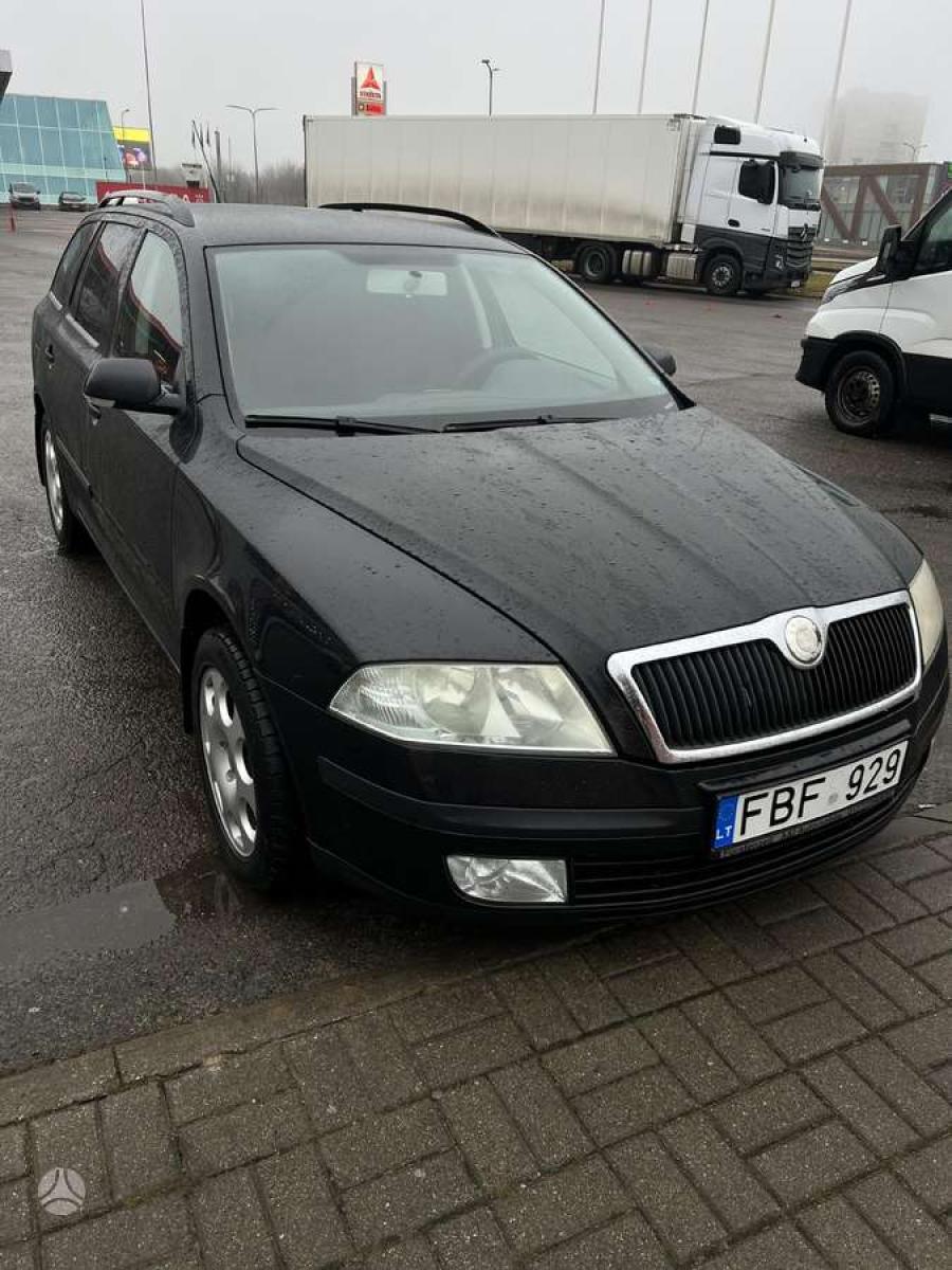 Black Skoda Octavia 2007 in Vilnius, with an engine capacity of 1.90 L and mileage of 222 thousand km for 1250 €, photo 2 on AUTOMOTO.COM.LV