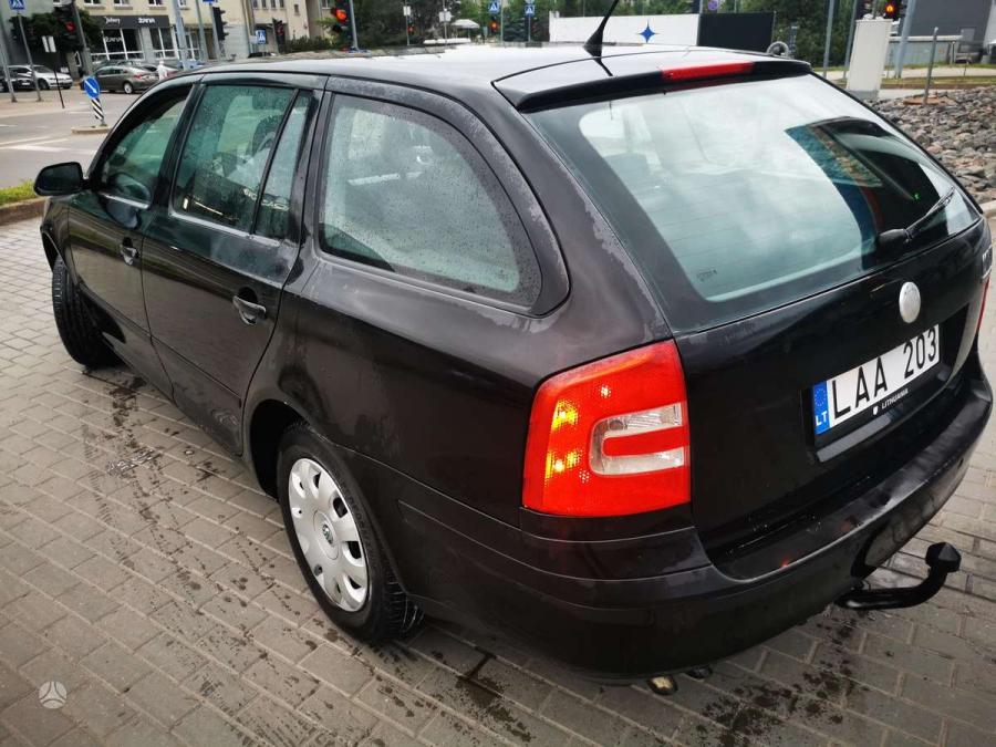 Черный Шкода Октавия 2007 в Вильнюс, объемом двигателя 1.90 л и пробегом 295 тыс. км за 1950 €, фото 13 на AUTOMOTO.COM.LV