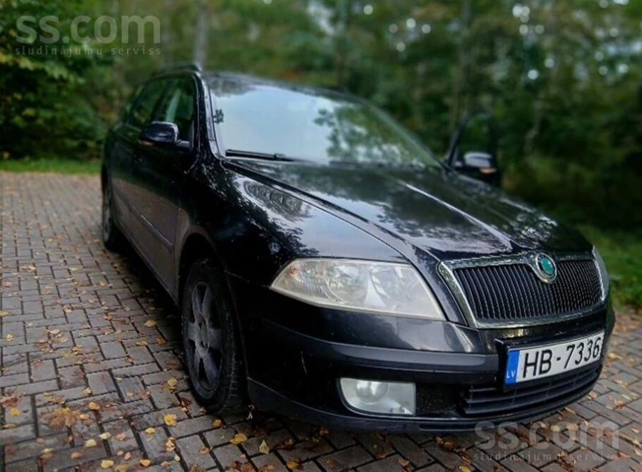 Черный Шкода Октавия 2008 в Талси, объемом двигателя 1.90 л и пробегом 0 тыс. км за 1400 €, фото 1 на AUTOMOTO.COM.LV