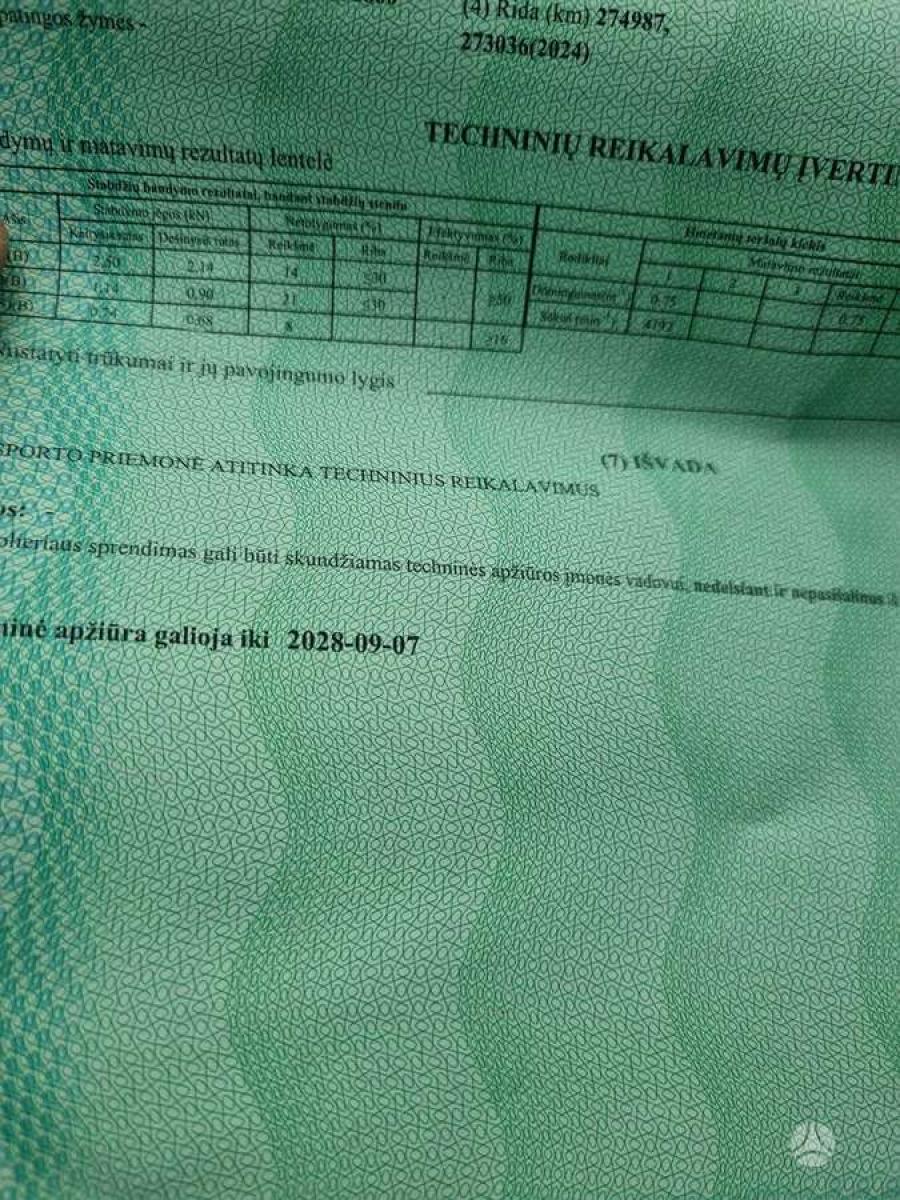 Черный Шкода Октавия 2009 в Вильнюс, объемом двигателя 1.97 л и пробегом 275 тыс. км за 2950 €, фото 13 на AUTOMOTO.COM.LV