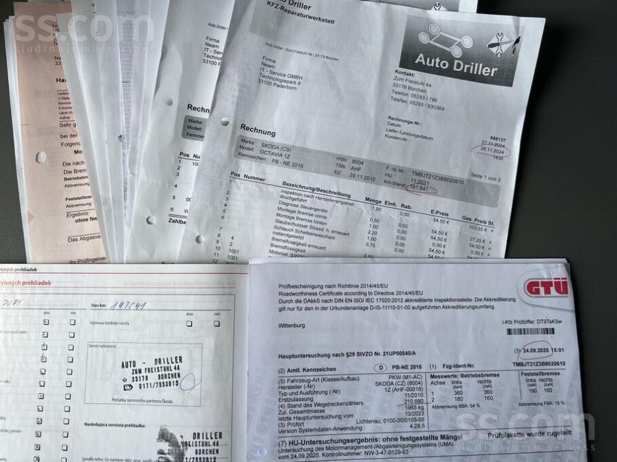 Черный Шкода Октавия 2010 в Екабпилс, объемом двигателя 1.60 л и пробегом 218 тыс. км за 4990 €, фото 27 на AUTOMOTO.COM.LV