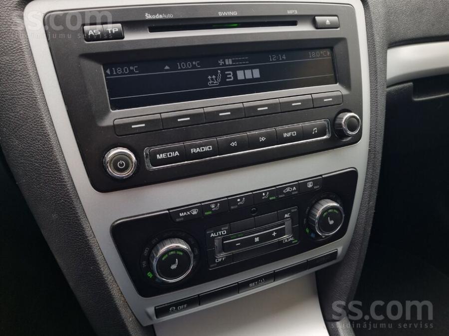 Melns Skoda Octavia 2011 Ogre, ar dzinēja tilpumu 1.20 L un nobraukumu 253 tūkst. km par 4350 €, foto 18 vietnē AUTOMOTO.COM.LV