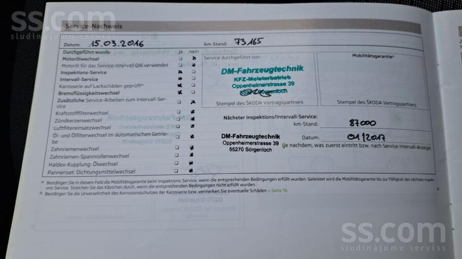 Melns Skoda Octavia 2012 Ogre, ar dzinēja tilpumu 1.80 L un nobraukumu 213 tūkst. km par 3500 €, foto 26 vietnē AUTOMOTO.COM.LV